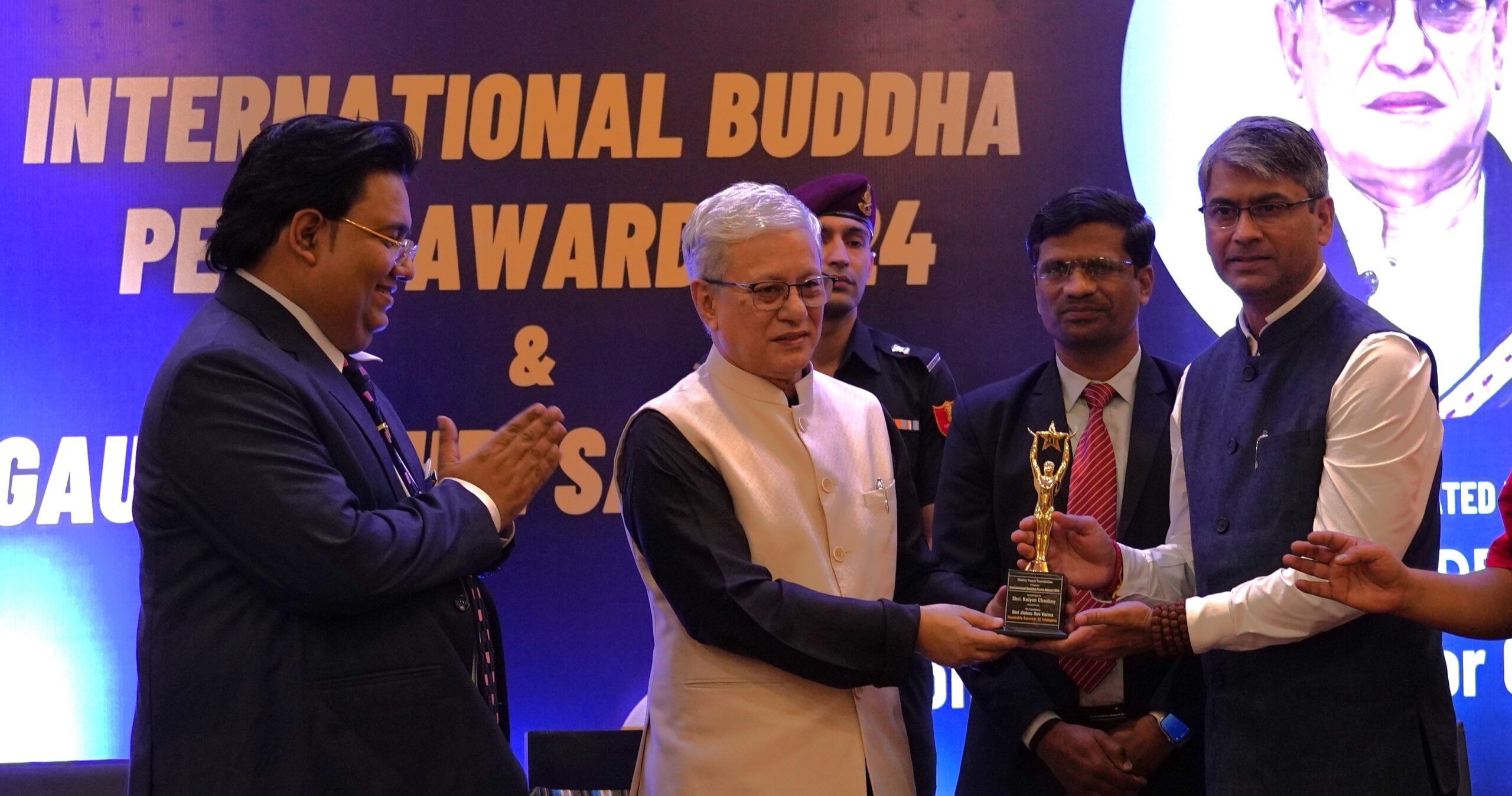 Governor of Telangana Bestows International Buddha Peace Award to Distinguished Individuals ...